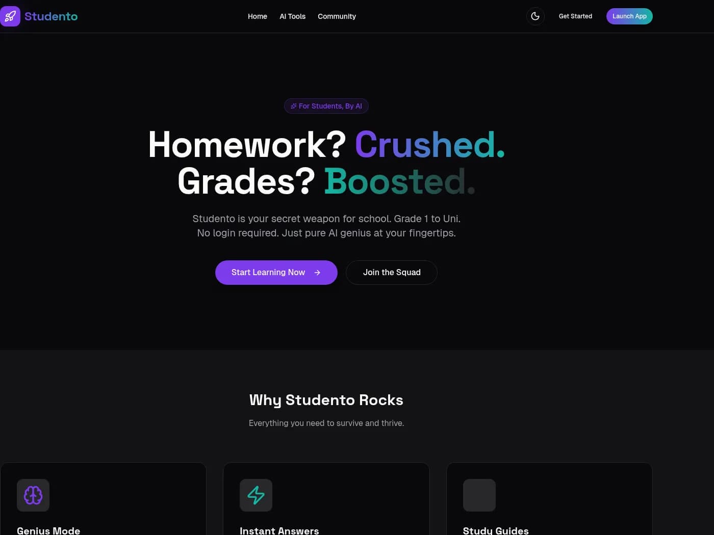 Studento AI Platform