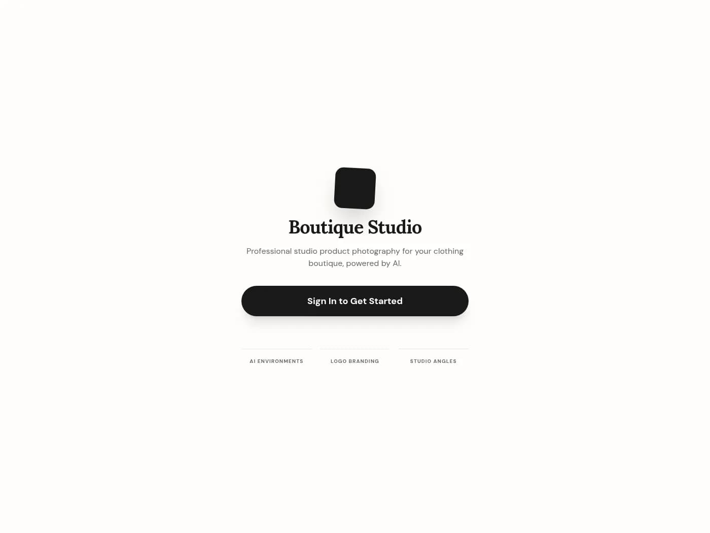 Studio Photo Generator