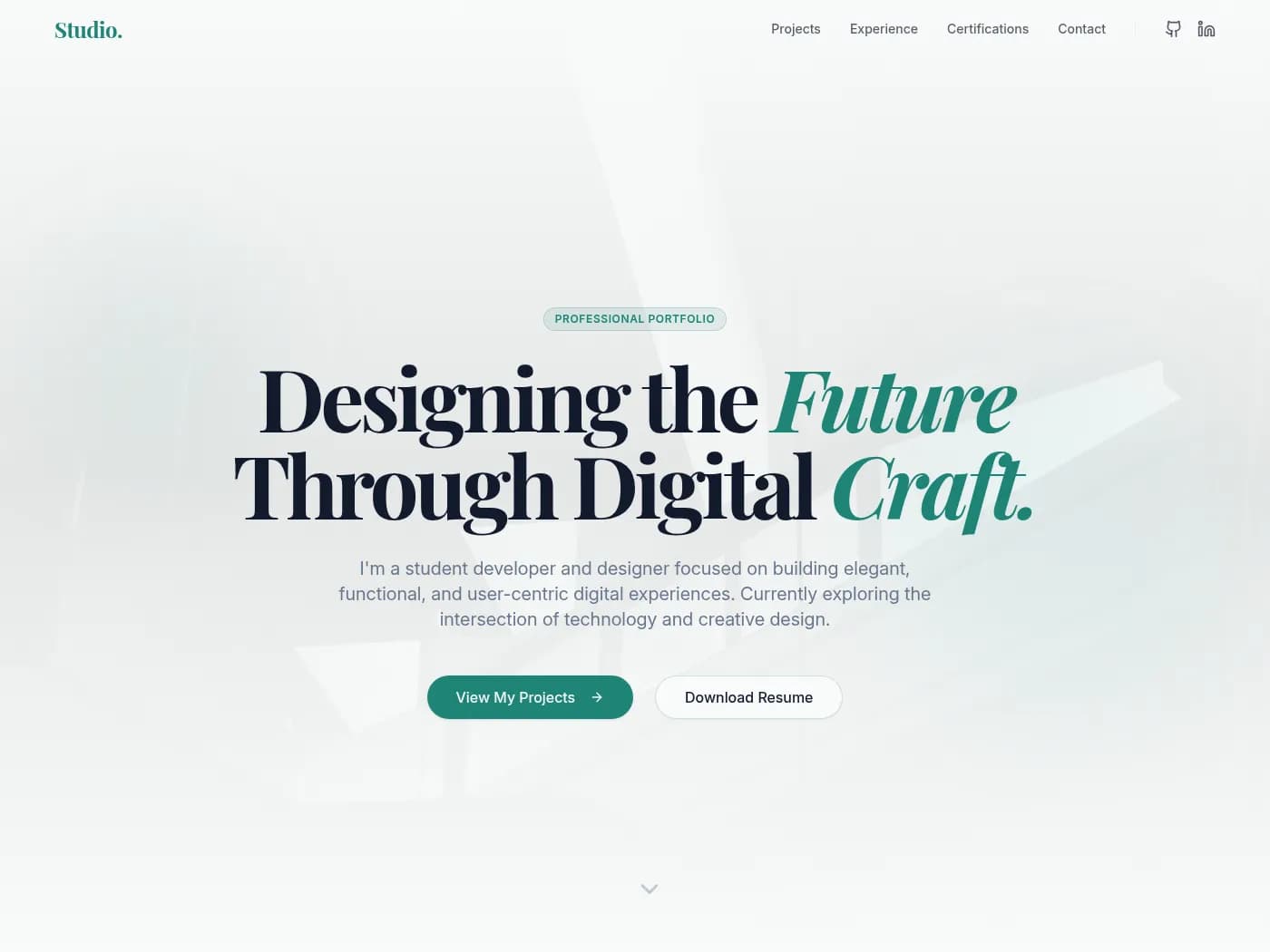 Studio Portfolio Pro