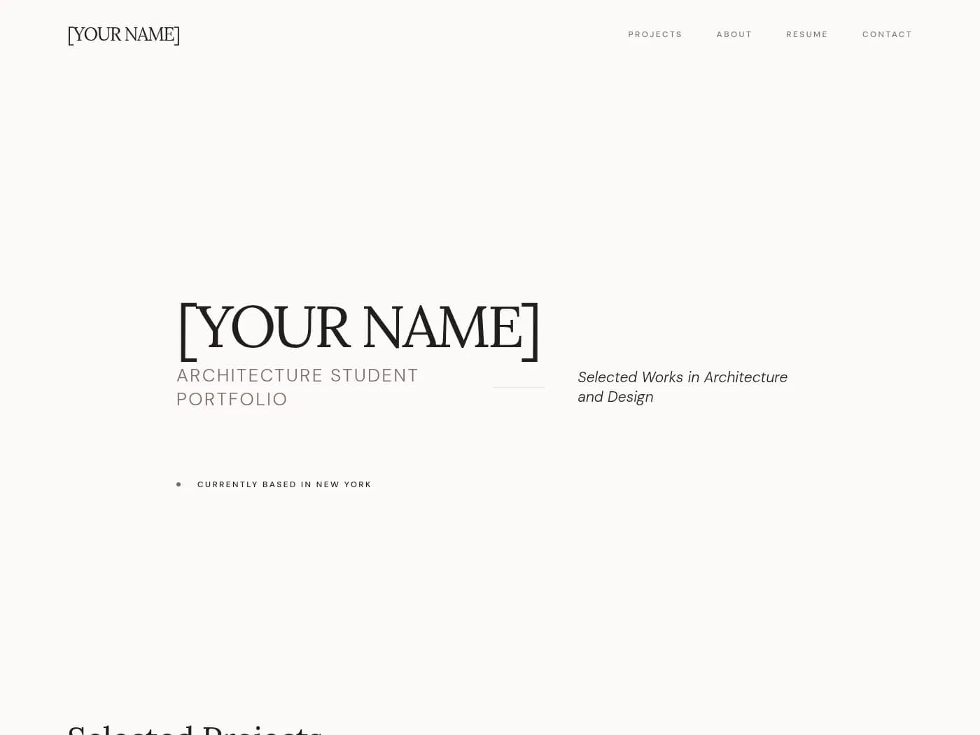 Studio Portfolio Luxe