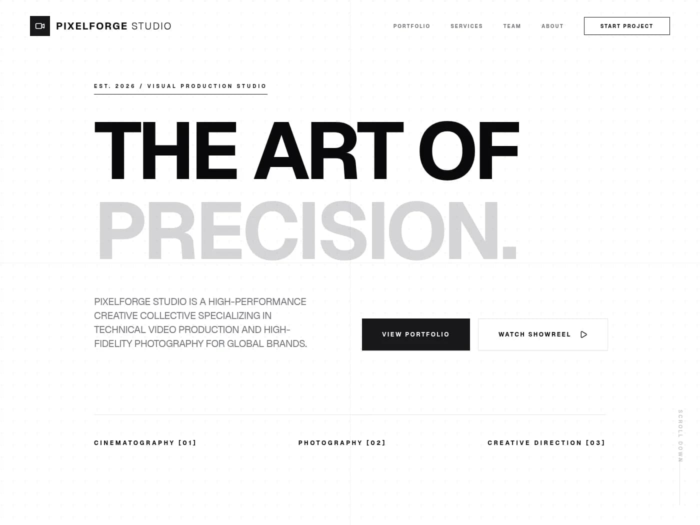 PixelForge Studio Site