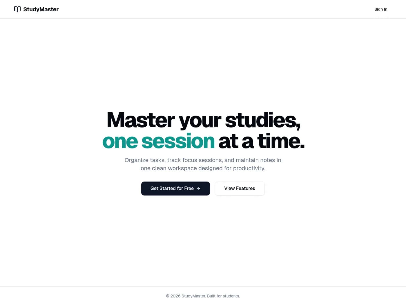 StudyMaster