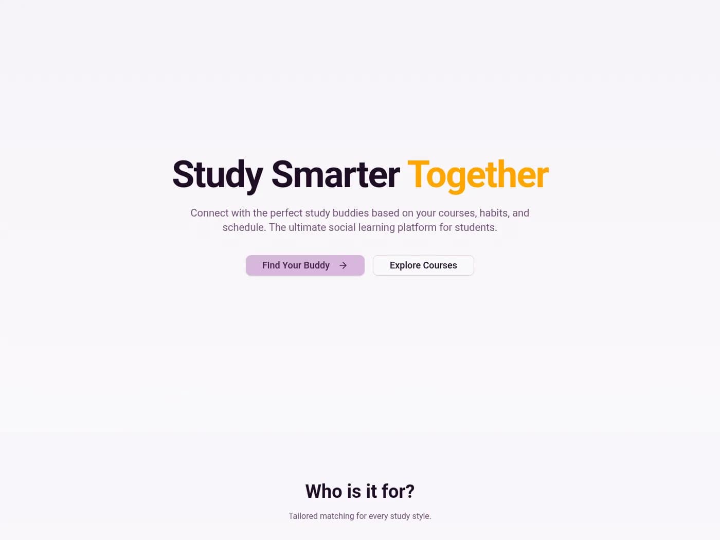 StudyBuddy Connect