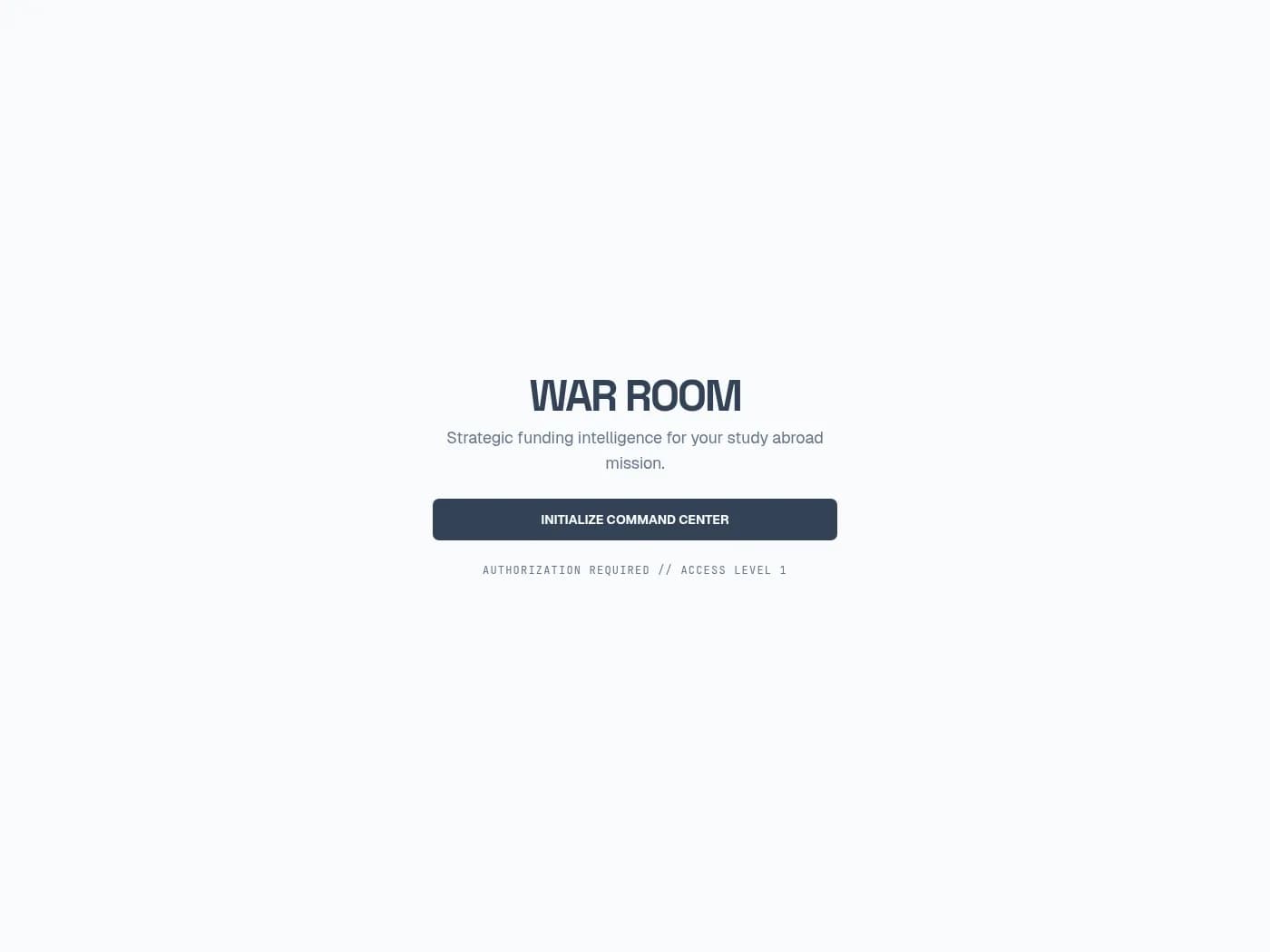 Study Abroad War Room