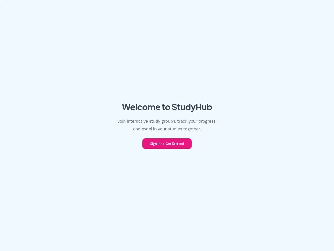 Study Group Hub