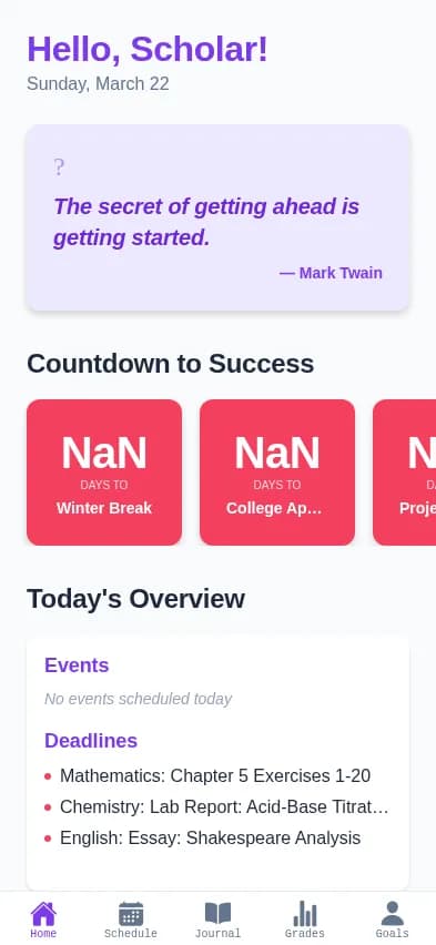 MyStudy Life Tracker