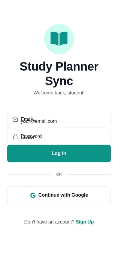 Study Planner Sync