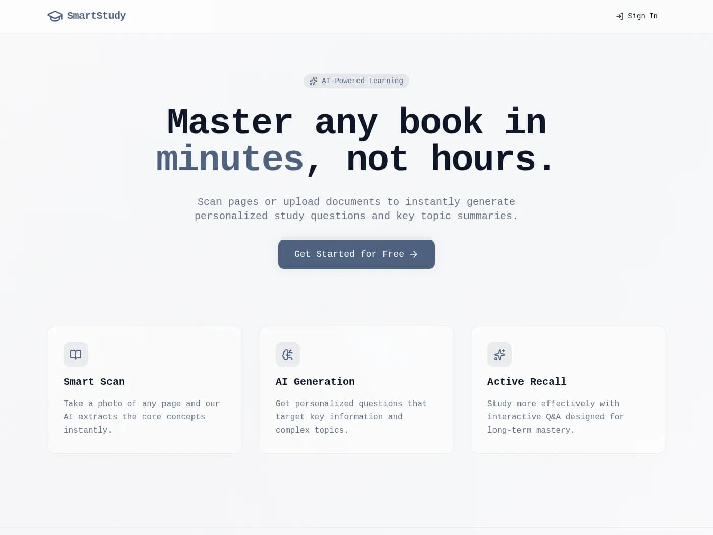 SmartStudy Question Generator