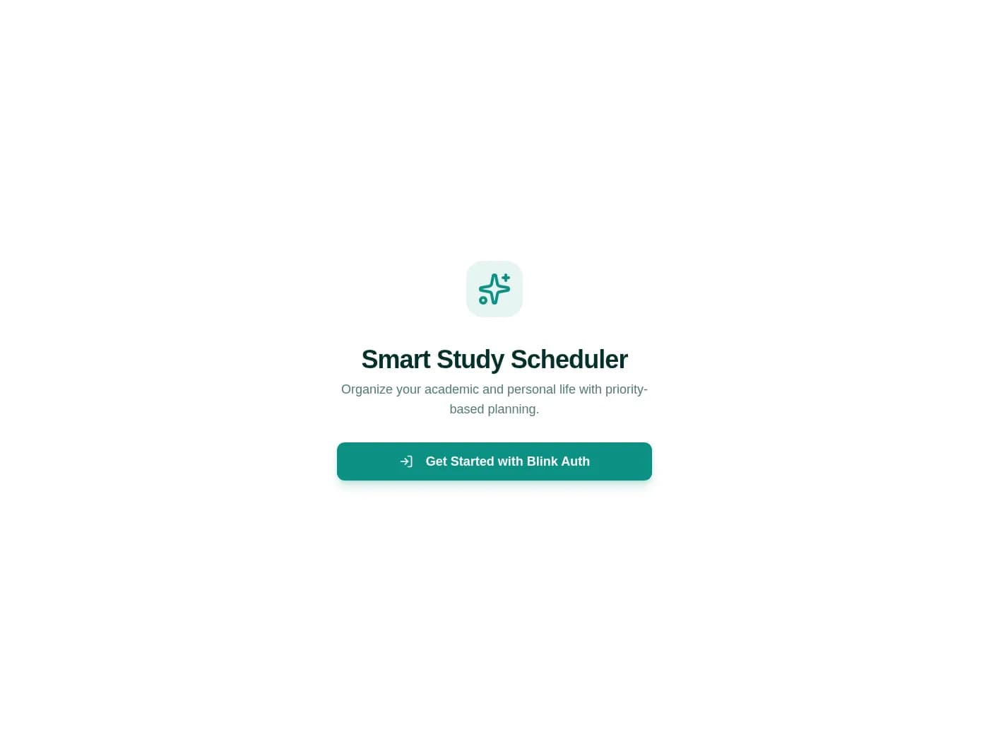Smart Study Scheduler