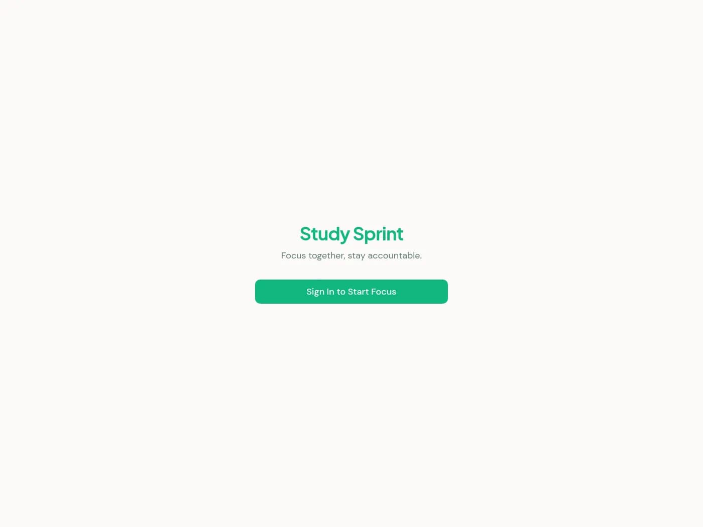 Study Sprint Hub