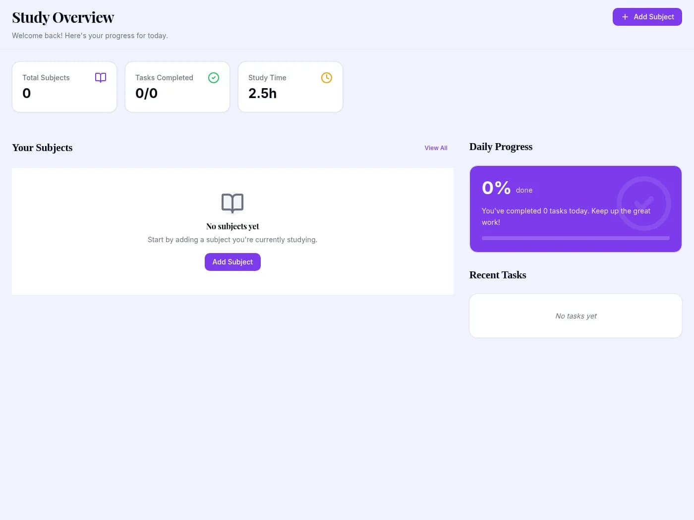 StudySprint MVP