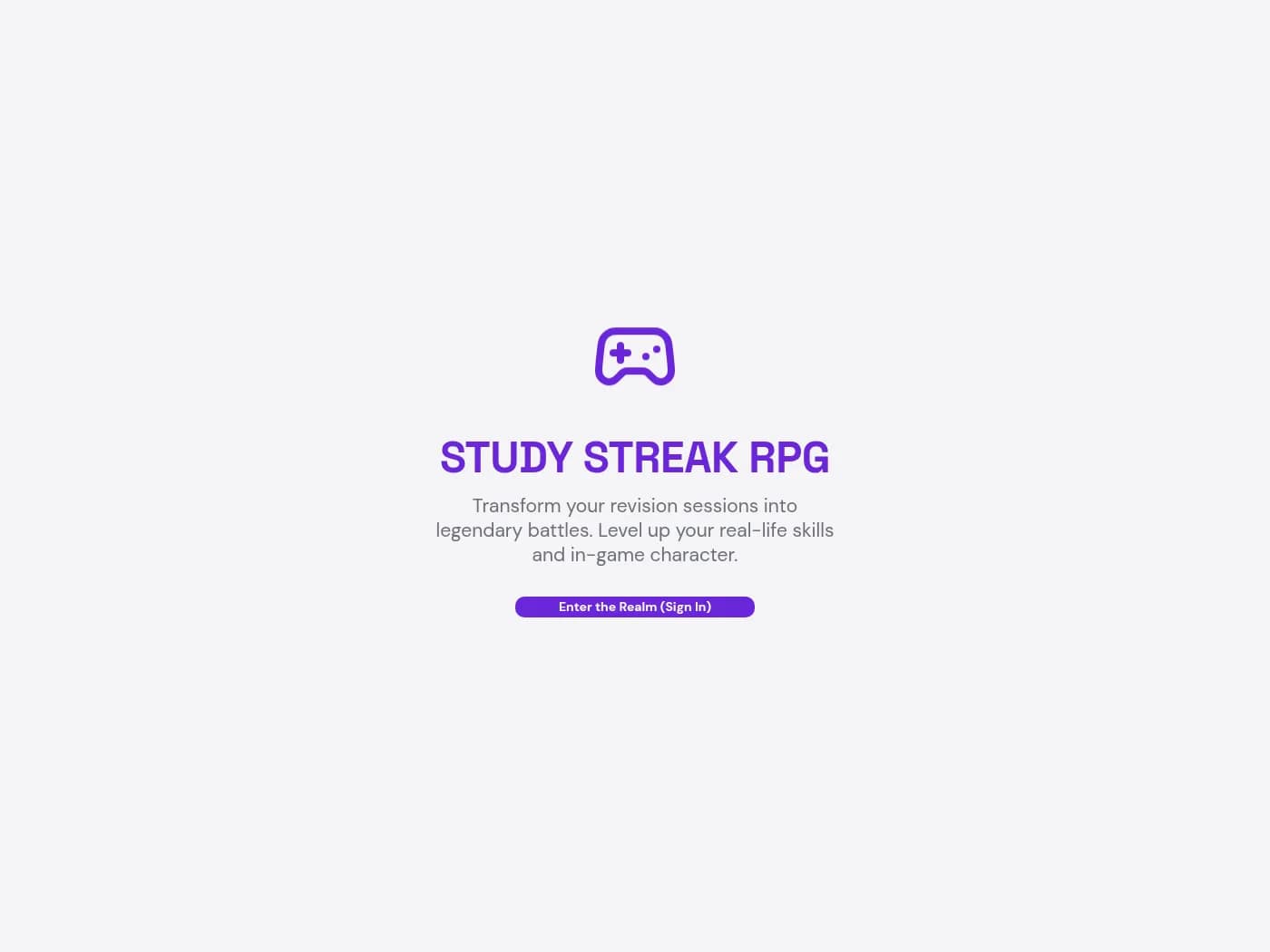 Study Streak RPG