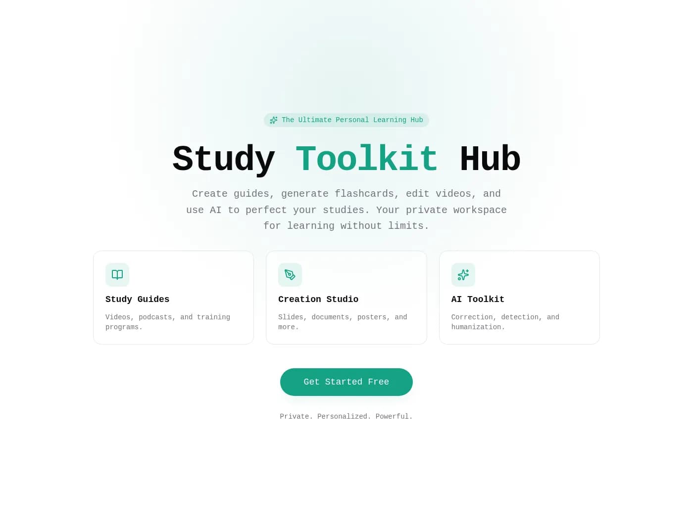 Study Toolkit Hub