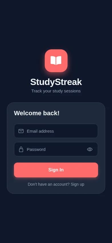 StudyStreak Tracker
