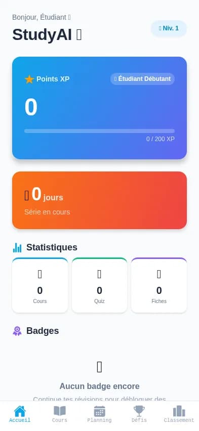 StudyAI Gamified Learning Hub