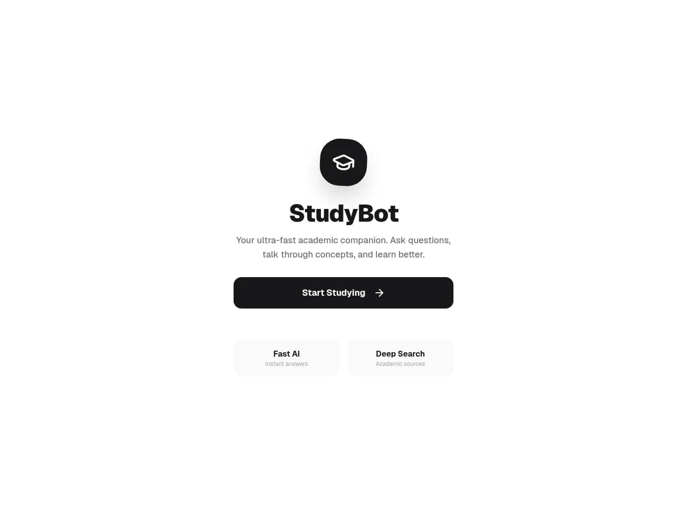 StudyBot AI Buddy