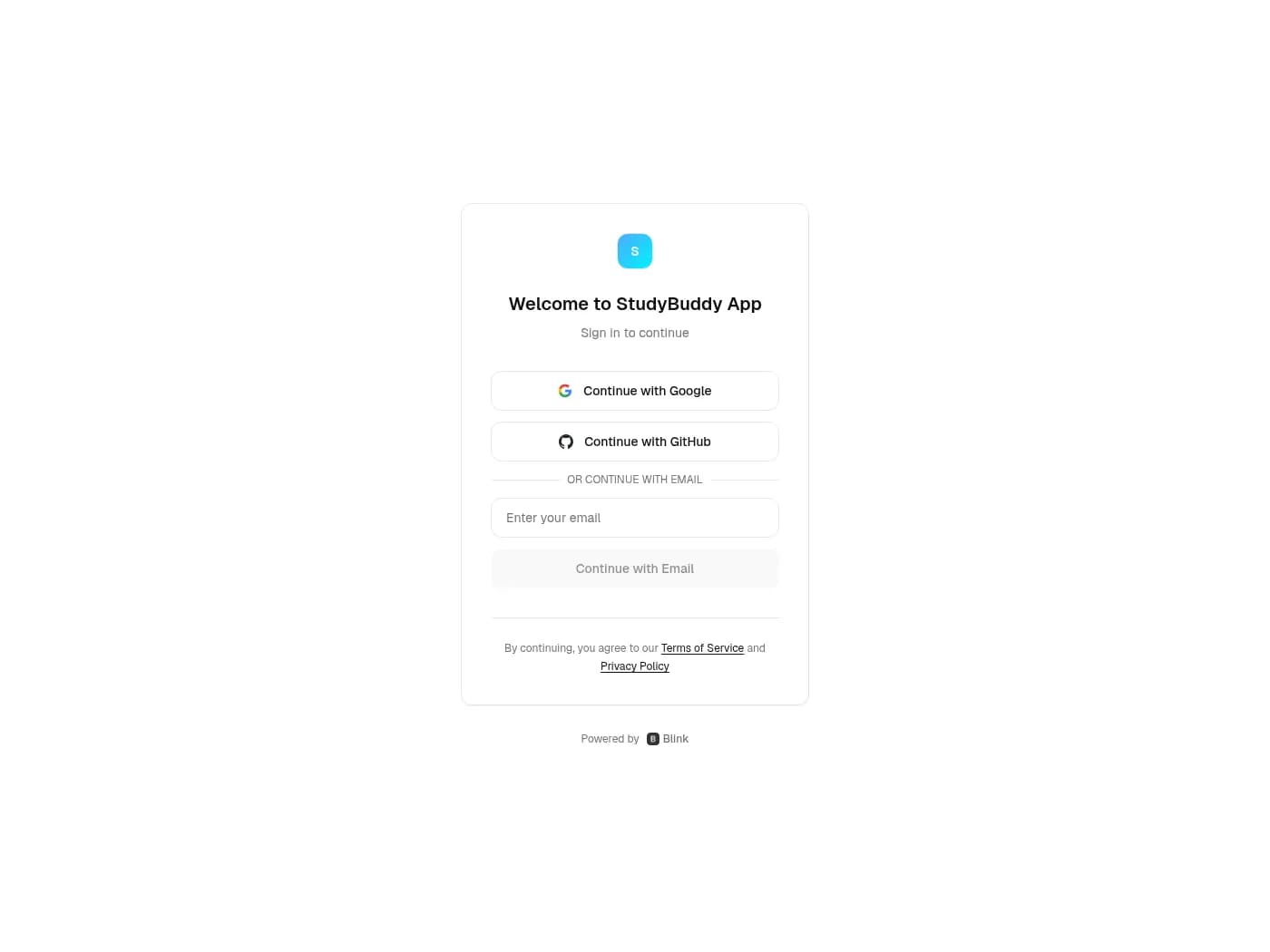 StudyBuddy App