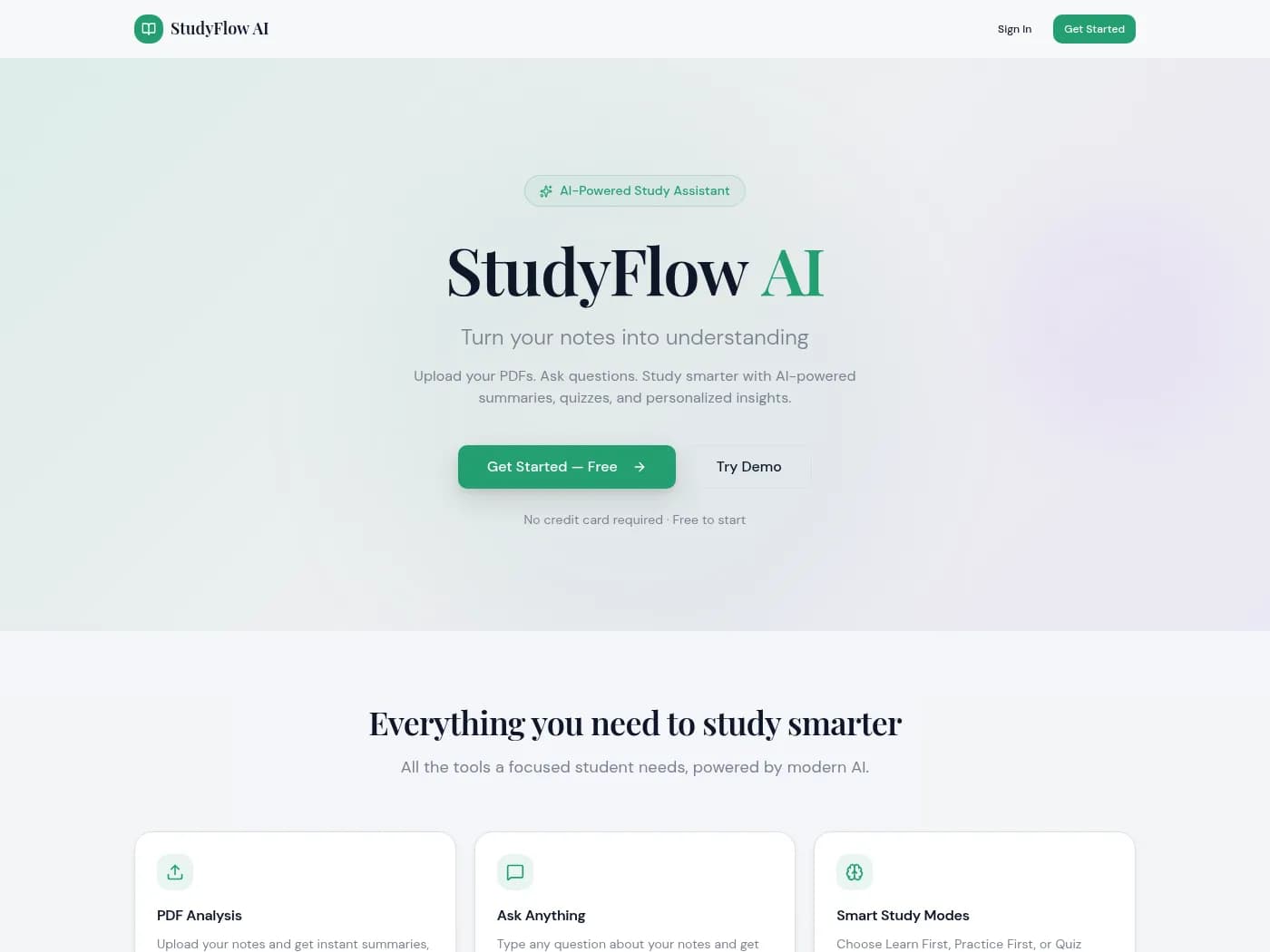 StudyFlow AI