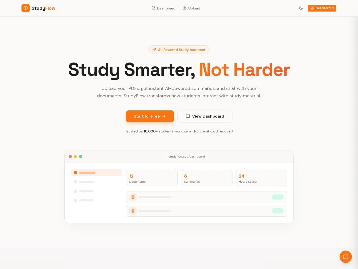 StudyFlow Student App