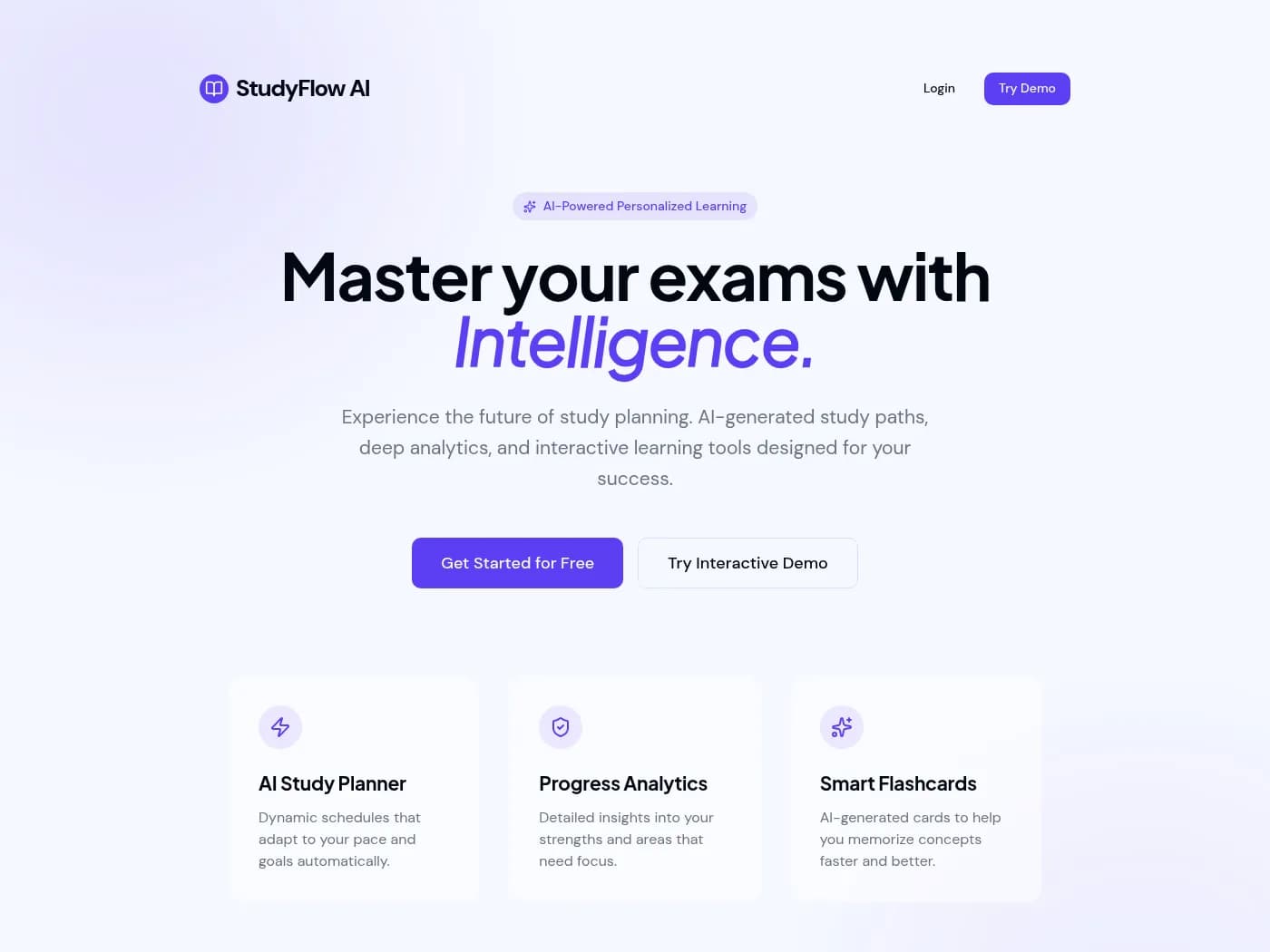 StudyFlow Demo Mode