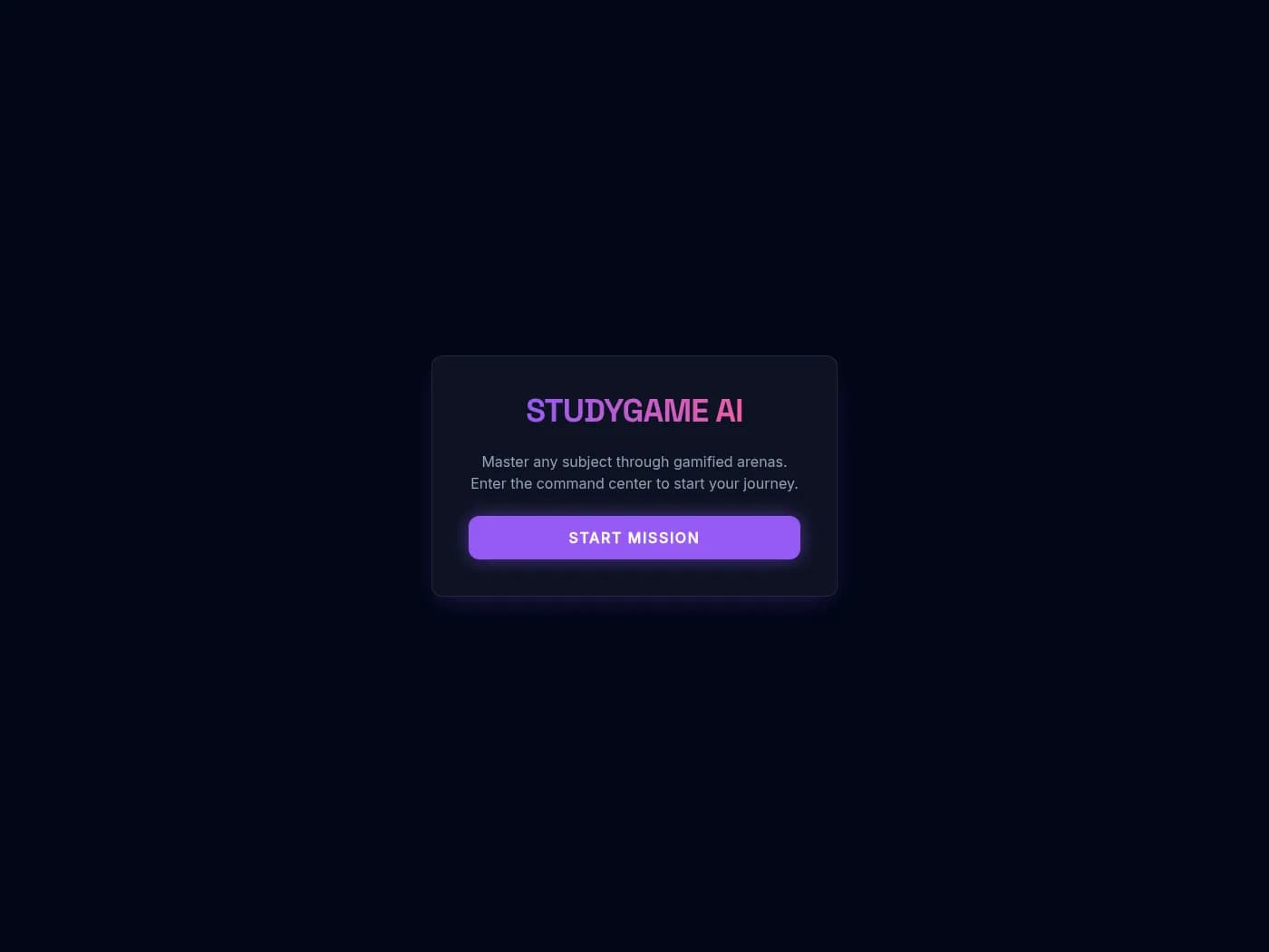 StudyGame AI