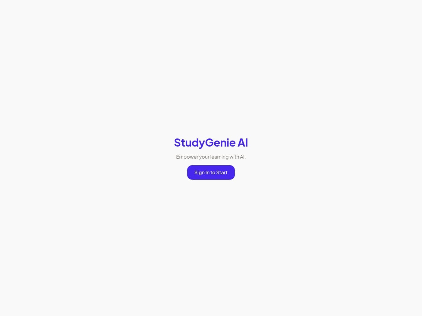 StudyGenie AI