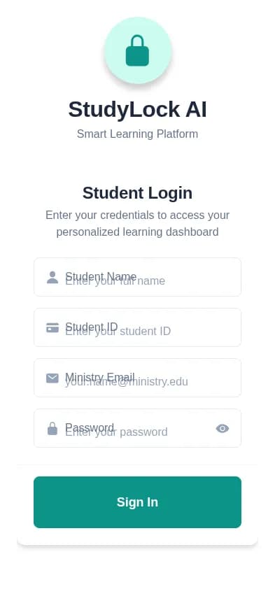 StudyLock AI Platform