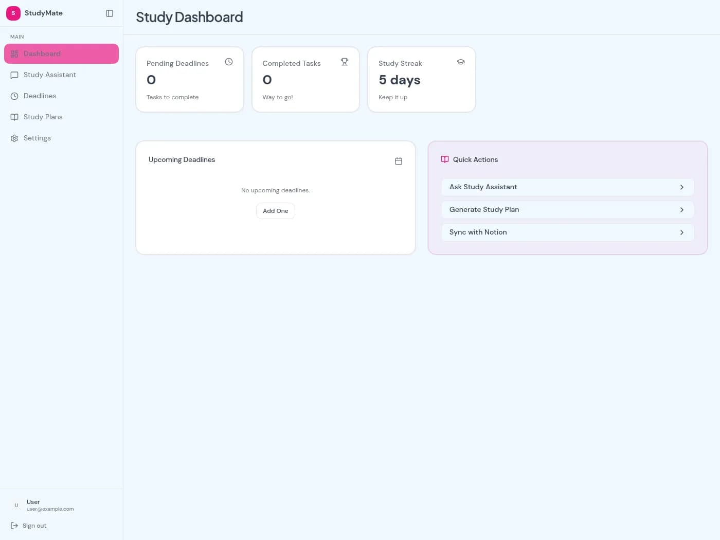 StudyMate AI Agent