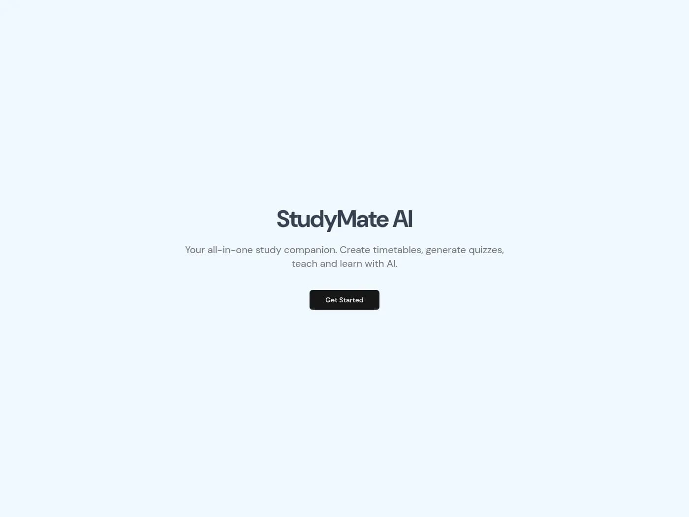 StudyMate AI