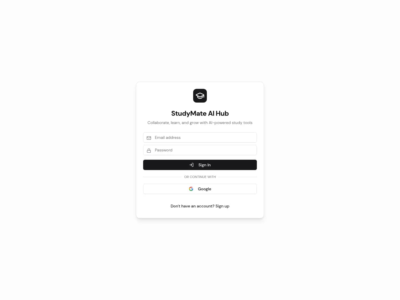 StudyMate AI Hub