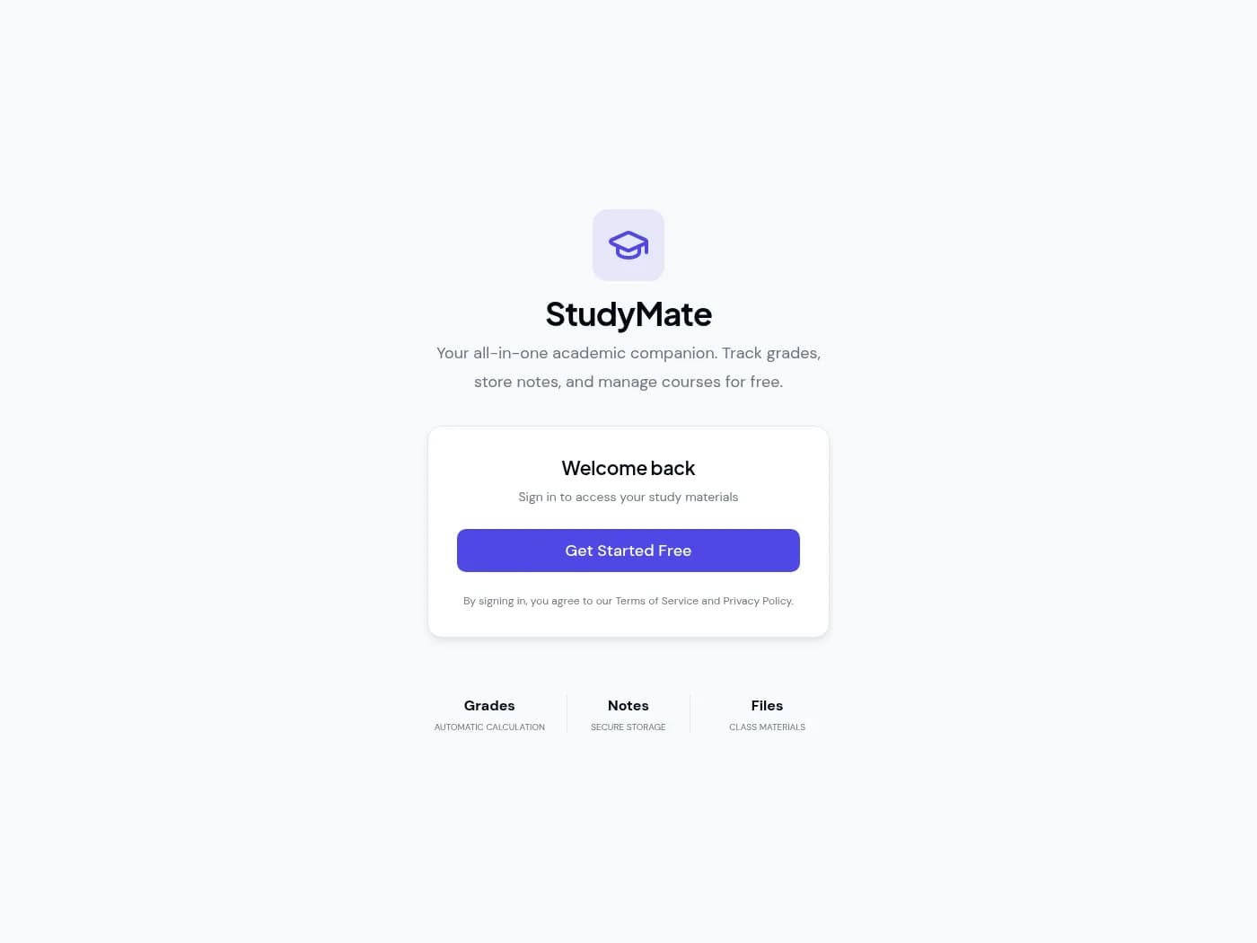 StudyMate Dashboard