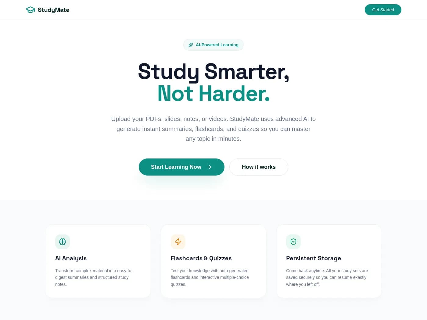 StudyMate Smart Portal