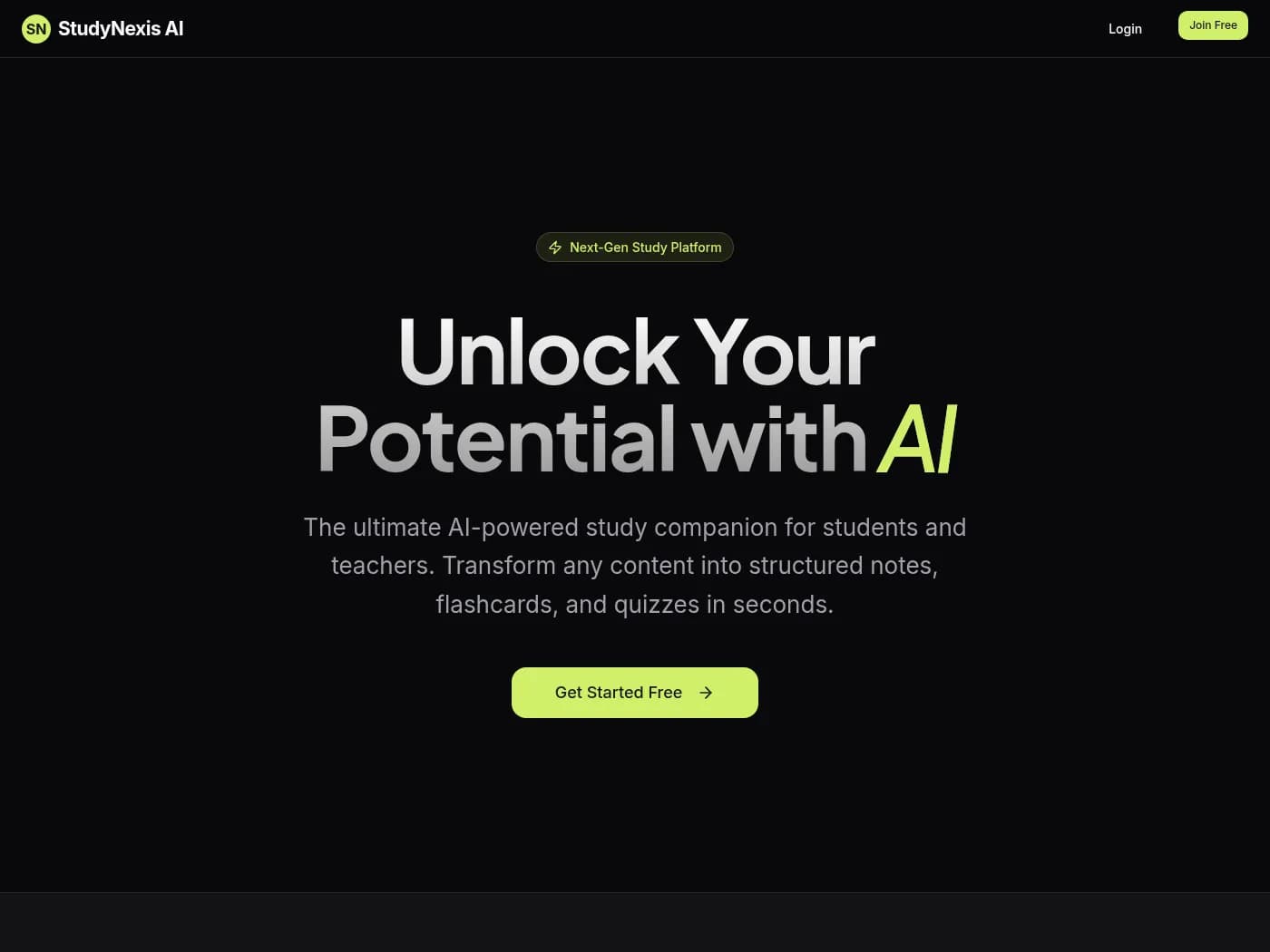 StudyNexis AI