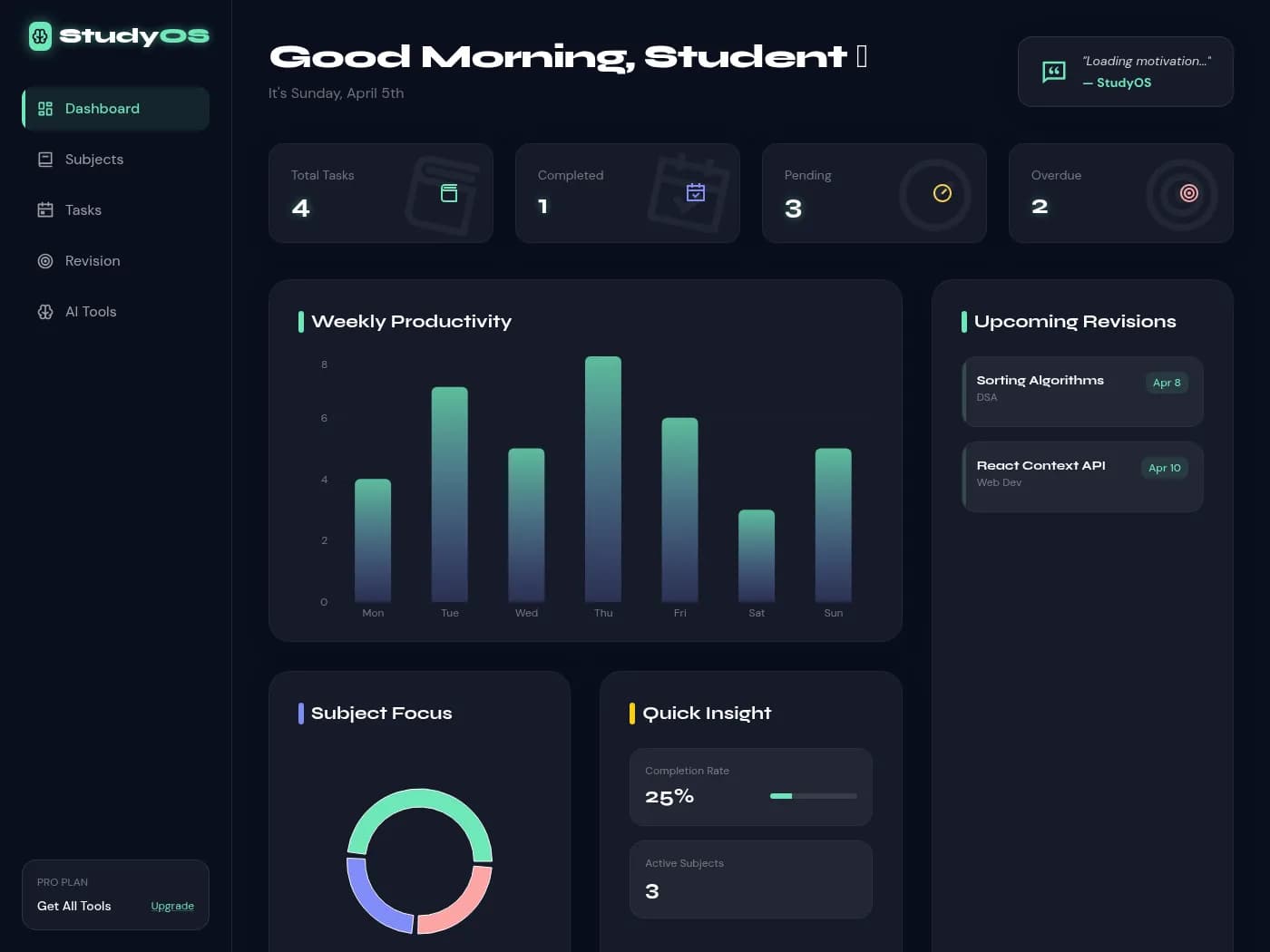 StudyOS: AI Study Companion