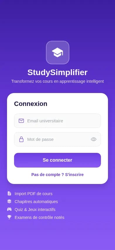 StudySimplifier App