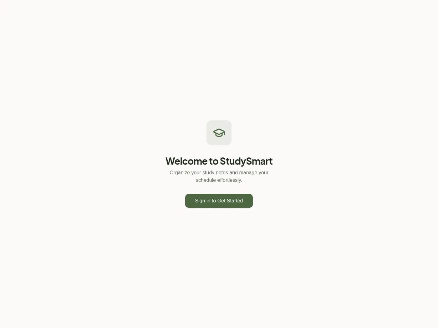 StudySmart Web App