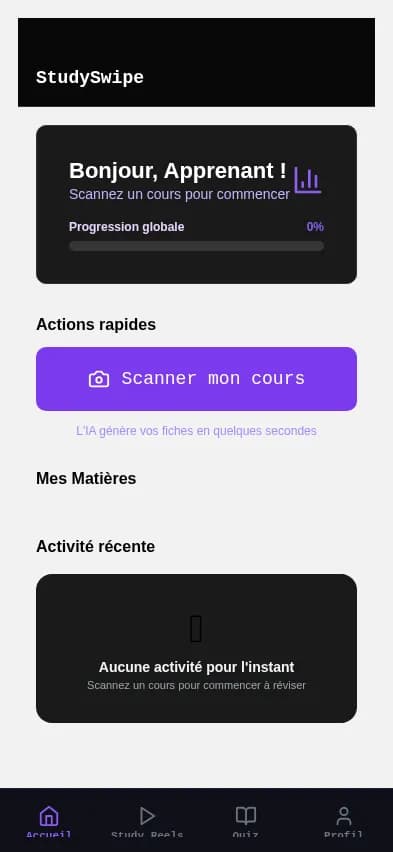 StudySwipe Revision App