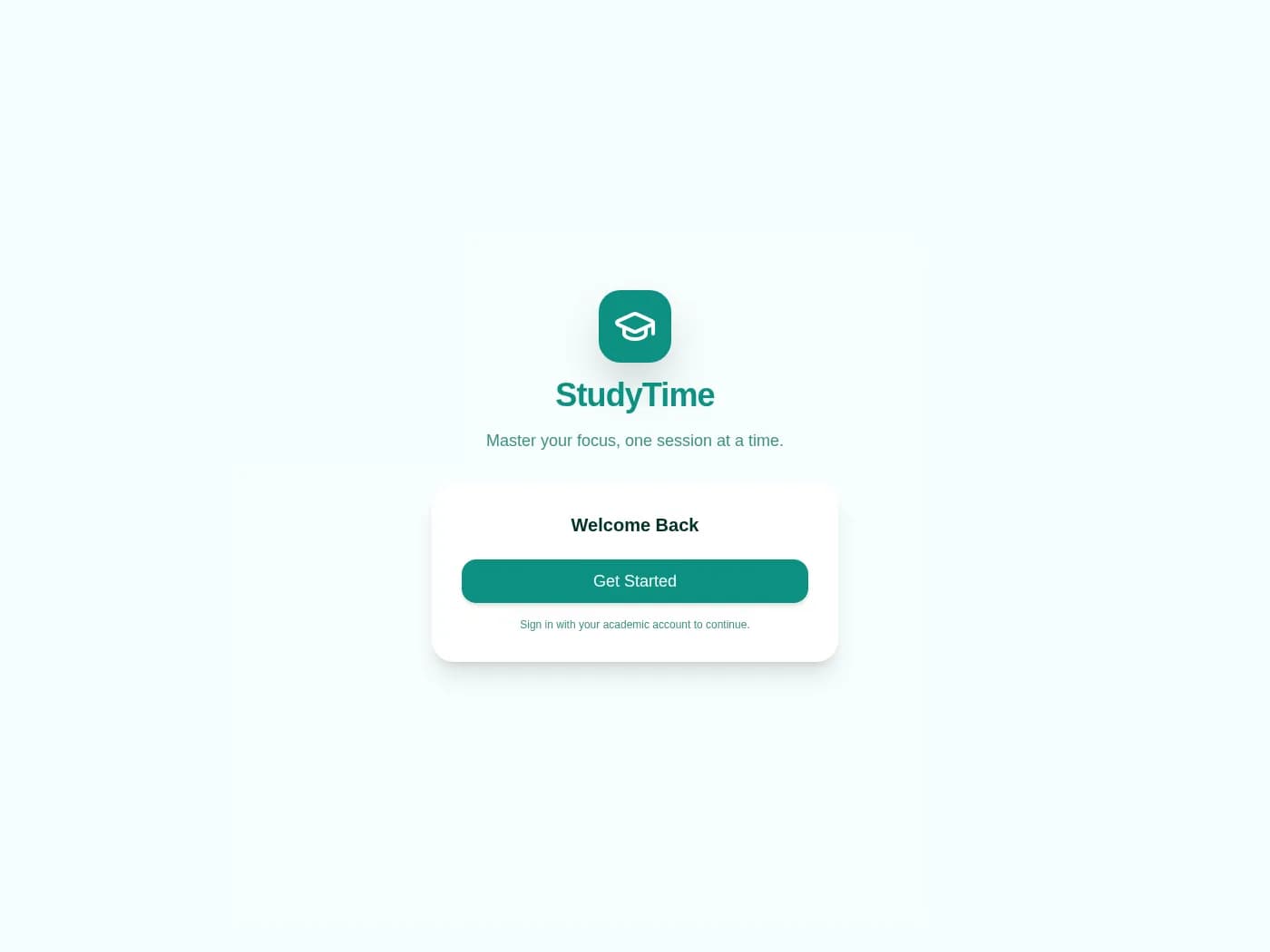 StudyTime Tracker