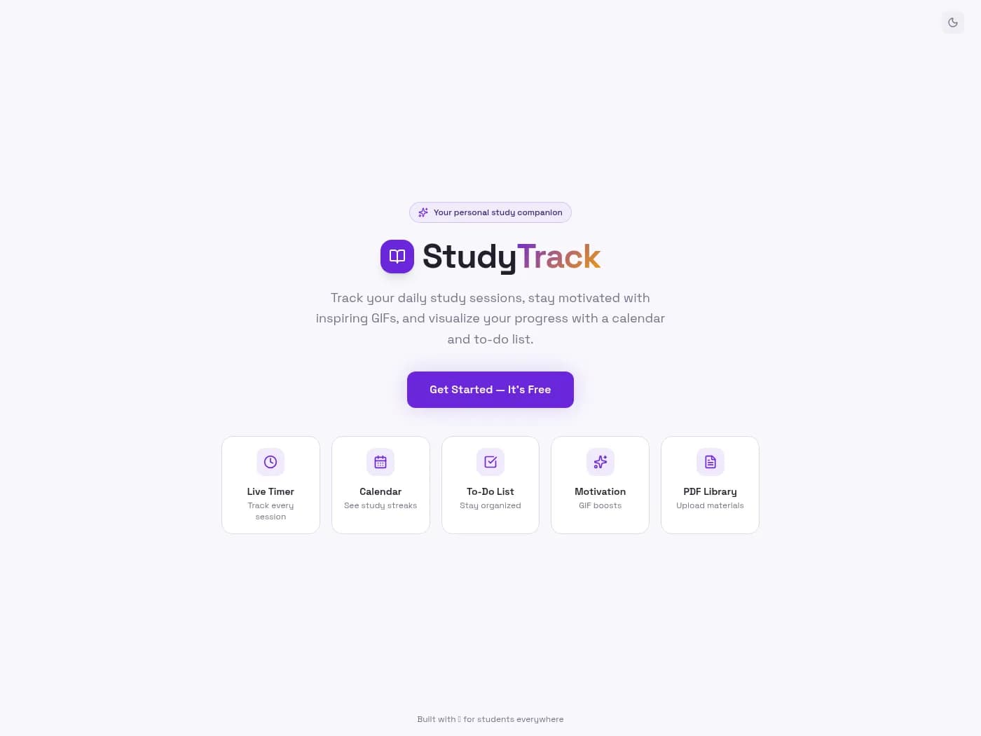 Study tracker.io