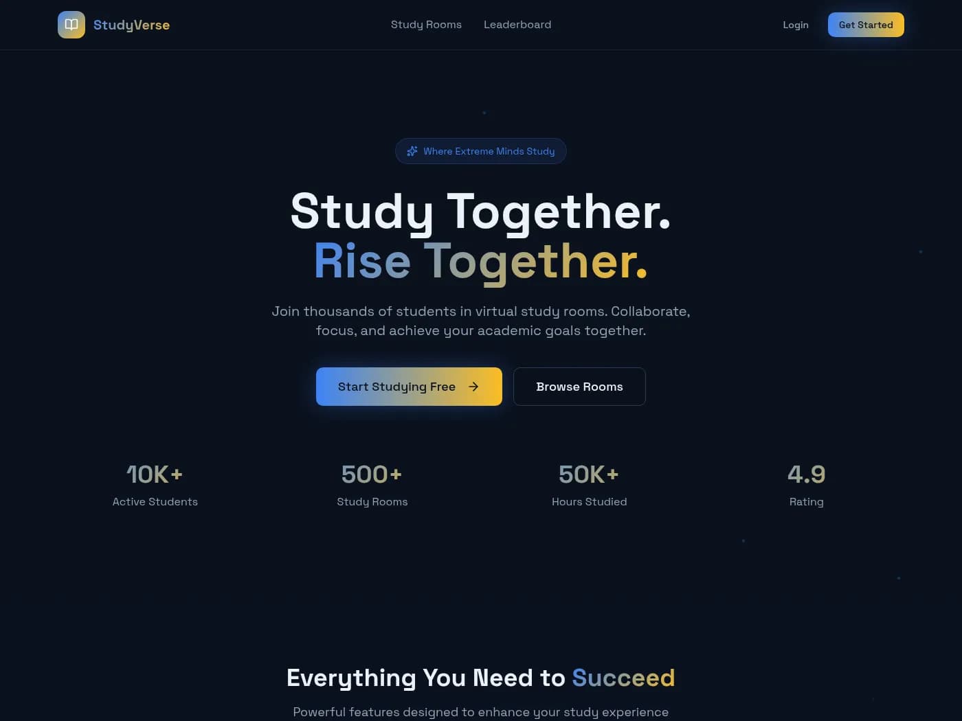 StudyVerse Platform