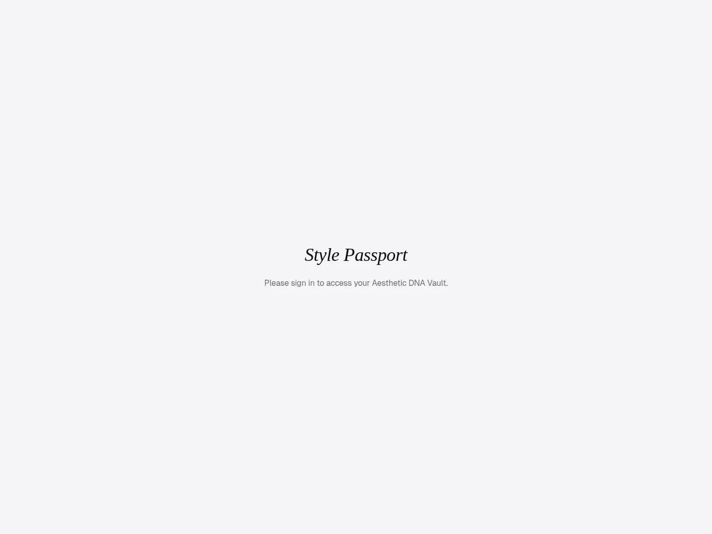 Style Passport