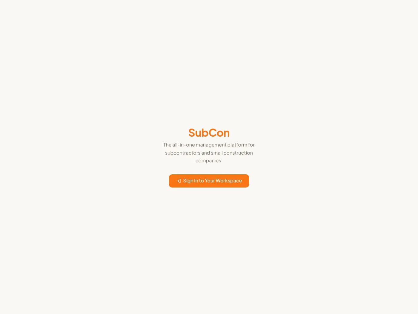 SubCon SaaS Platform