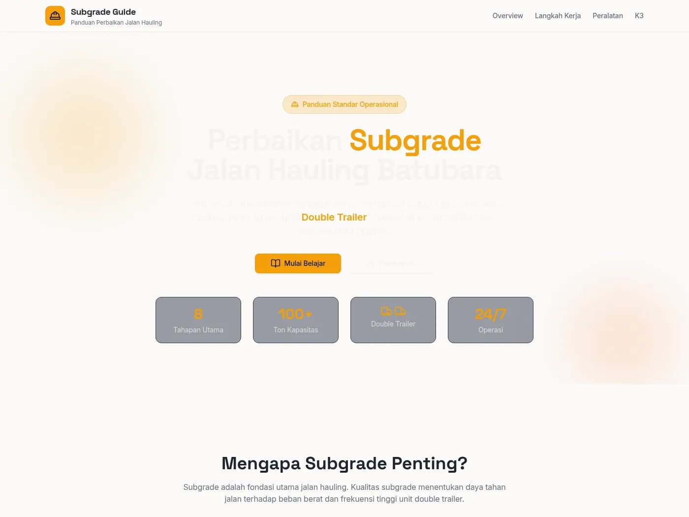 Hauling Subgrade Repair Guide