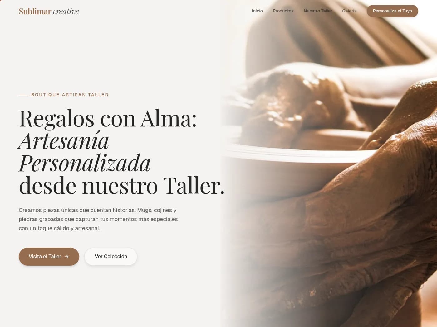 Sublimar Creative Landing