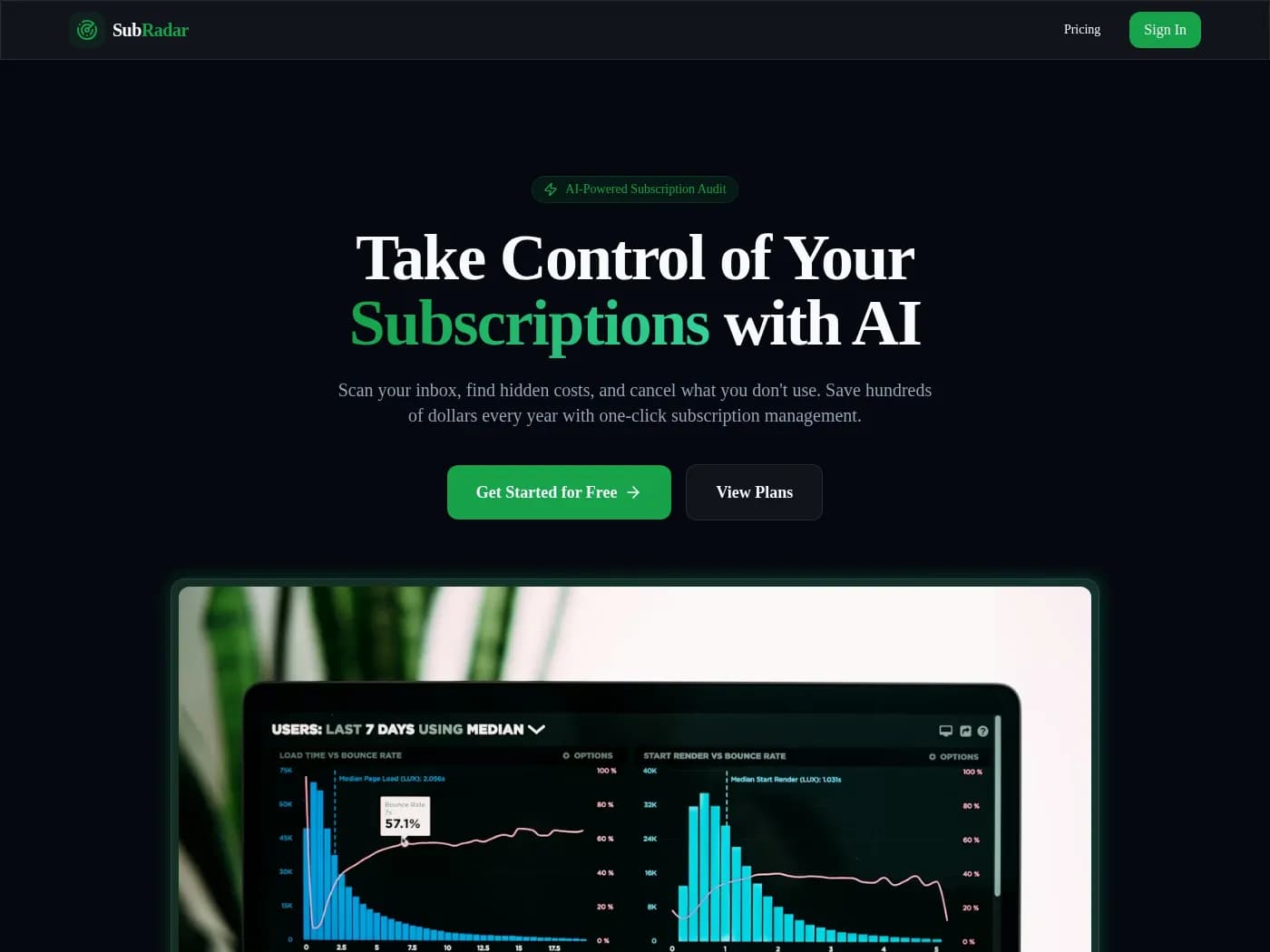 SubRadar: Subscription Audit
