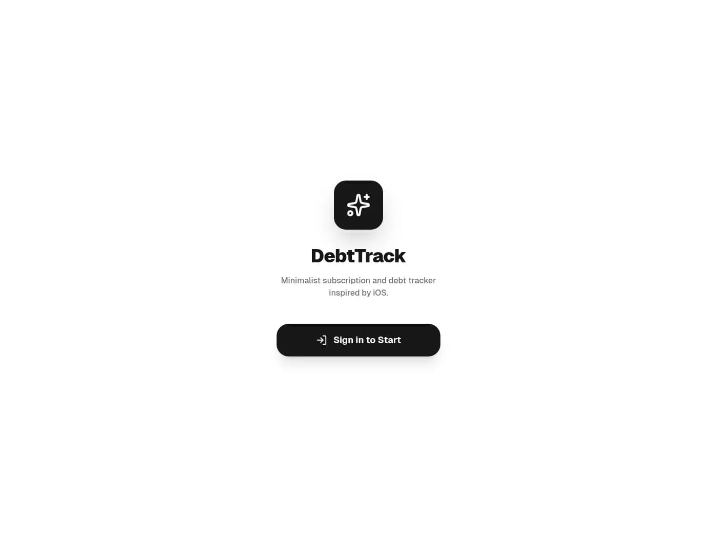 Minimalist Subscriptions Tracker