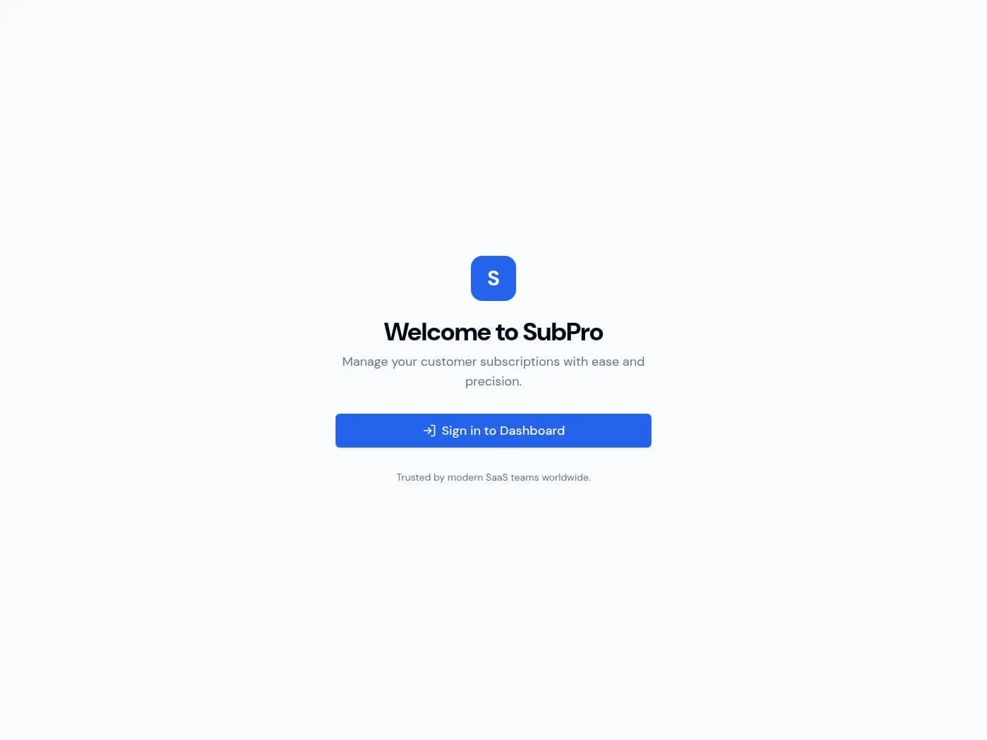 Subscription Dashboard Pro