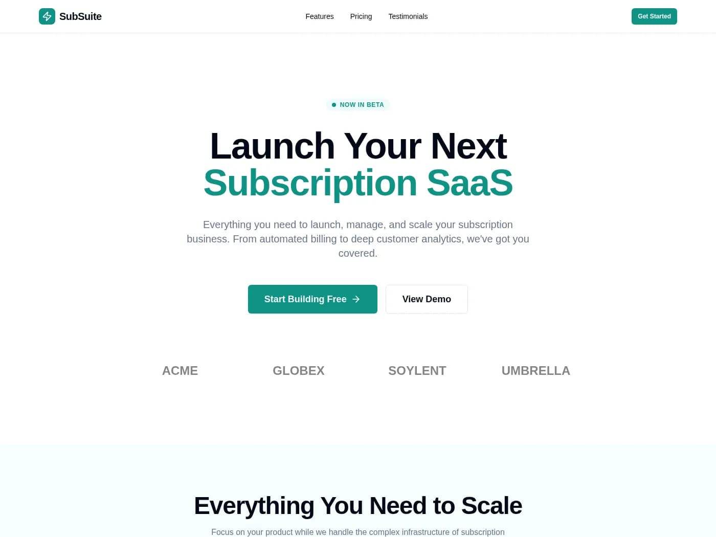 Subscription Success Suite