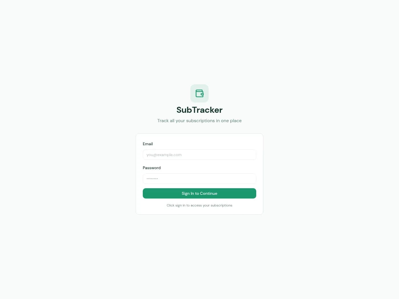 SubTracker