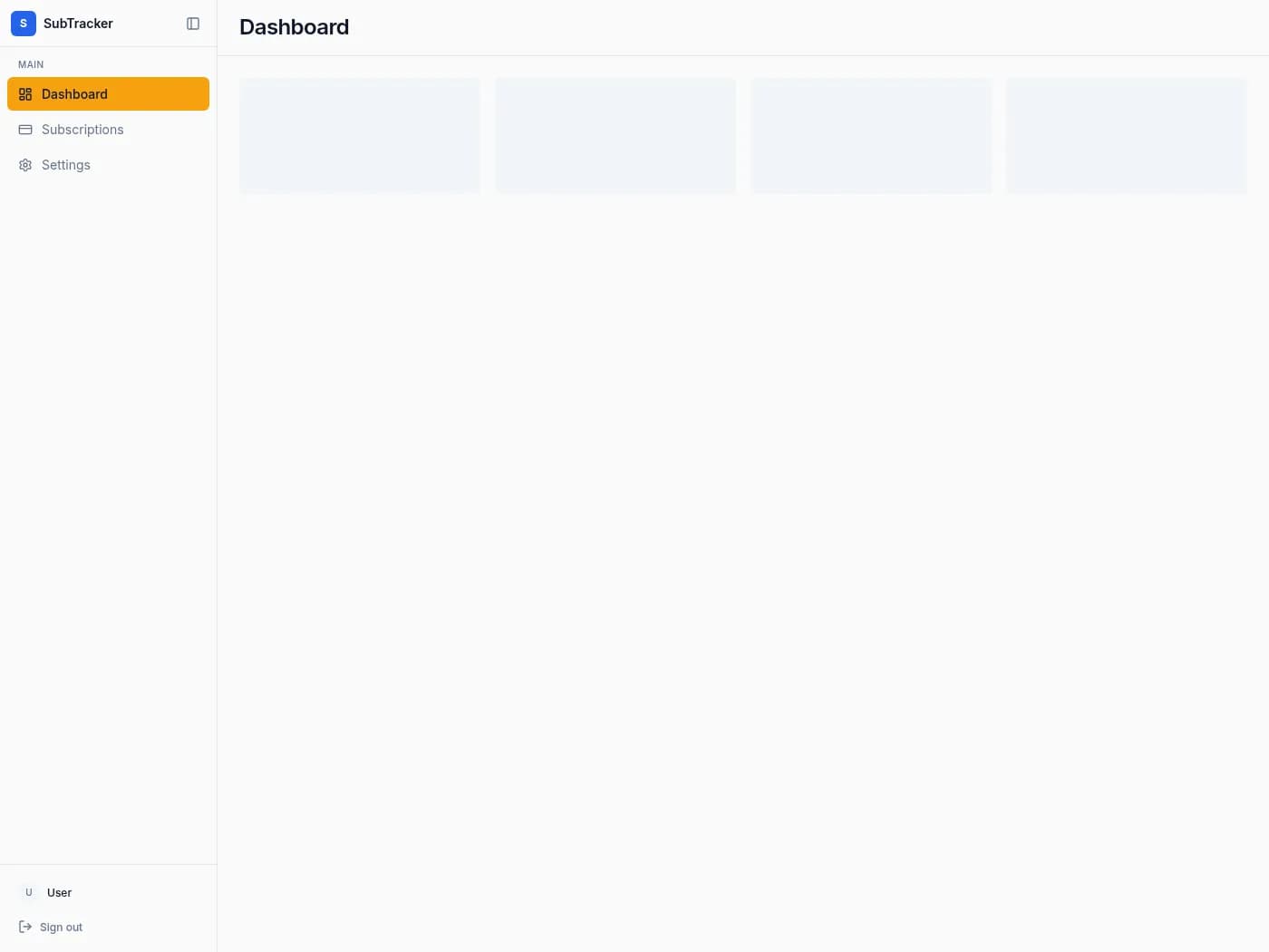 Subscription Tracker Helper